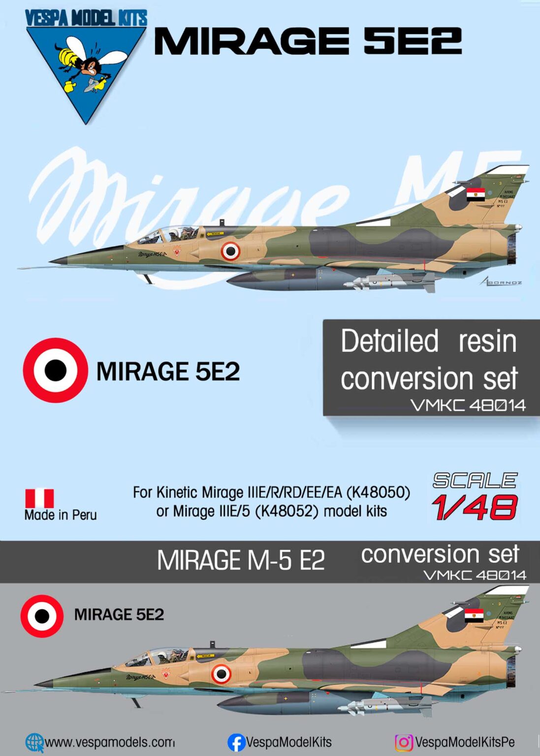 VMKC 48014 Mirage 5E2 conversion – Vespa Models